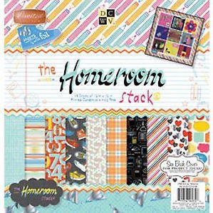 DCWV 12x12 paper Stack -The Homeroom ( FREE 1 PC 1X12 DIE-CUT PAPER ...