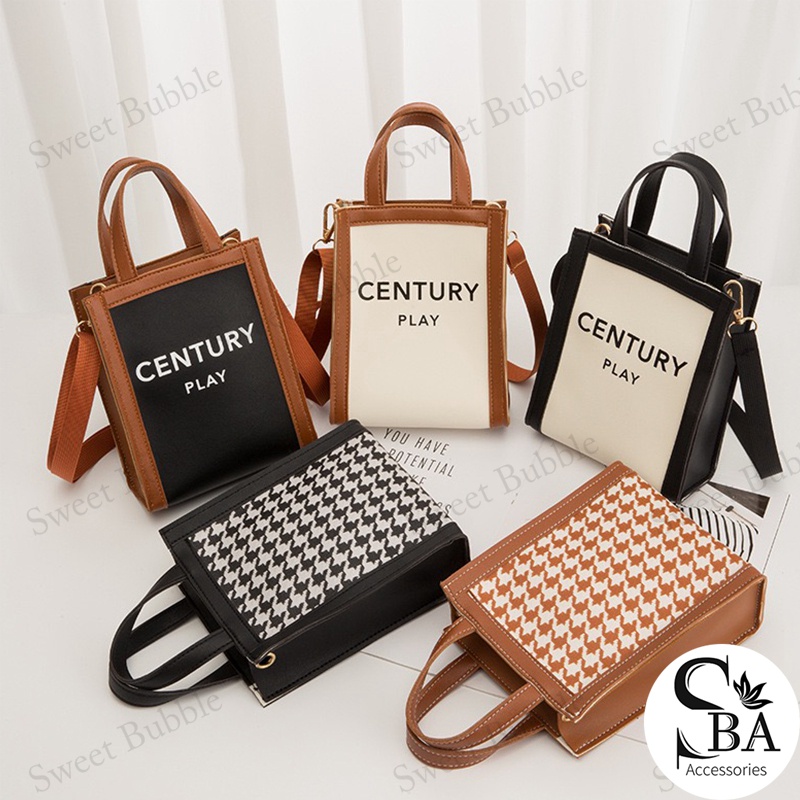 Korean Bucket Small Square Bag Simple Fashion Shoulder Bag Handbag LBYY ...