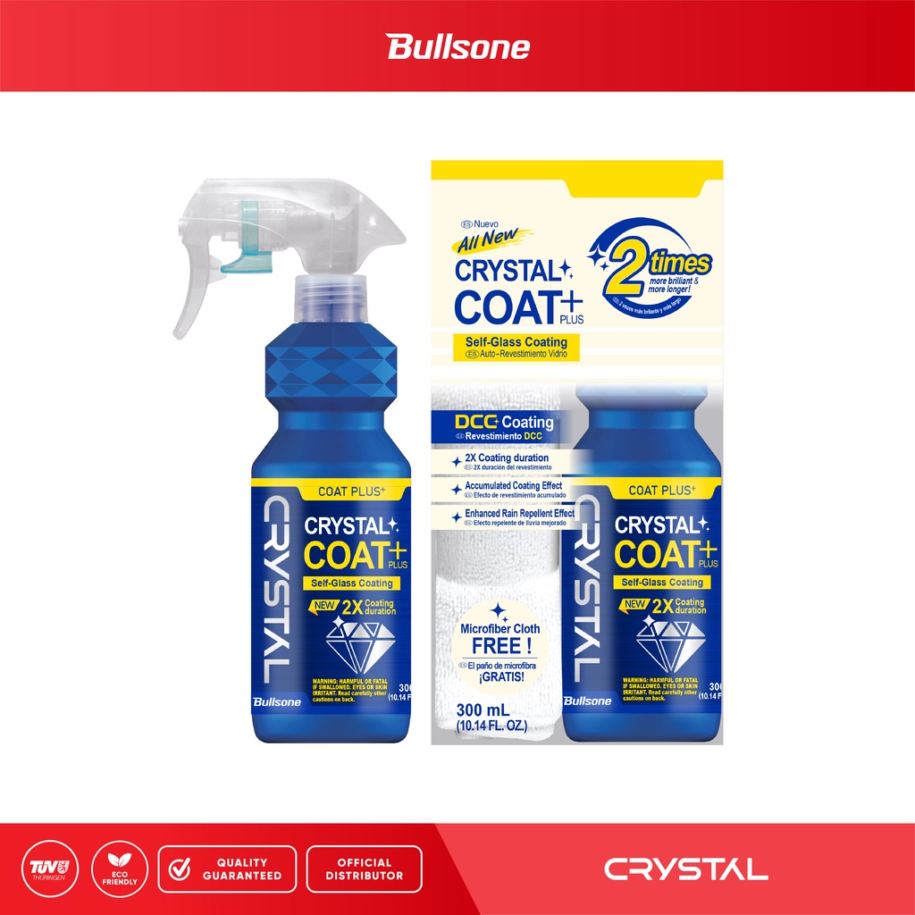 Bullsone Crystal Coat Plus Spray Type 300ml | Shopee Philippines