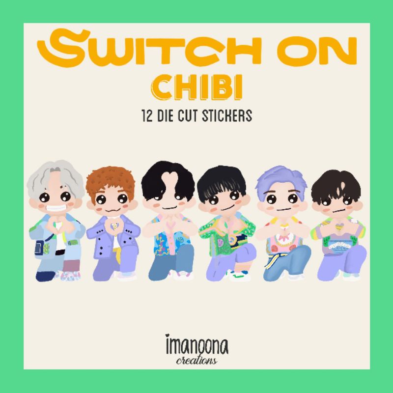 ASTRO SWITCH ON CHIBI STICKERS | Shopee Philippines