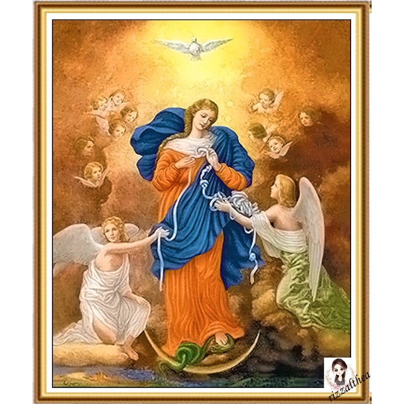 Mary Undoer of Knots COMPLETE SET Cross Stitch 14 COUNT | Shopee ...