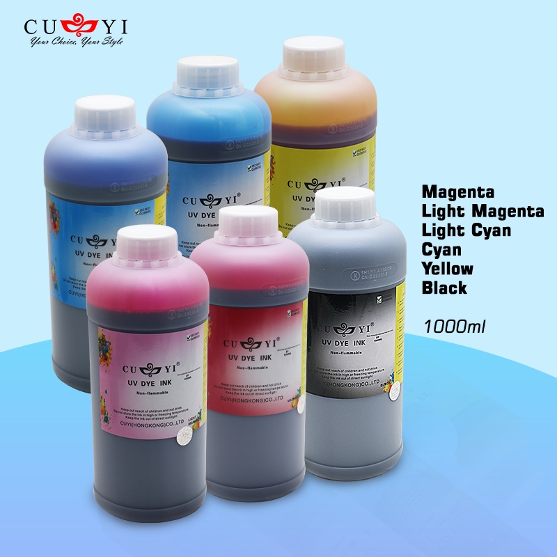 CUYI Dye Ink Refillable for Inkjet Printer 1000ml | Shopee Philippines