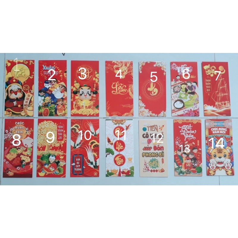 100 Red Packets CNY (Random Sample Delivery) | Shopee Philippines