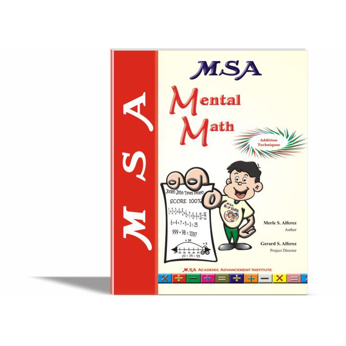 MSA Mental Math Addition Techniques (Authentic / Brand New) | Shopee ...