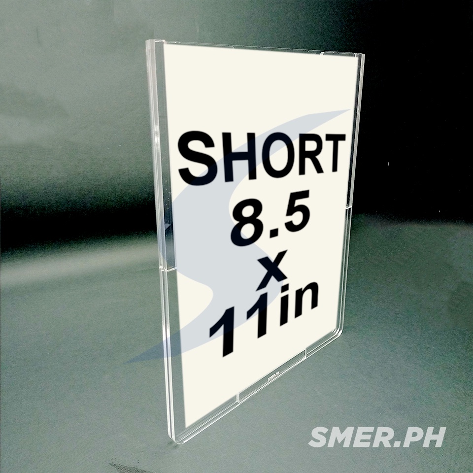 Acrylic Short Permit Holder Wall Frame Poster Photo Display Certificate ...