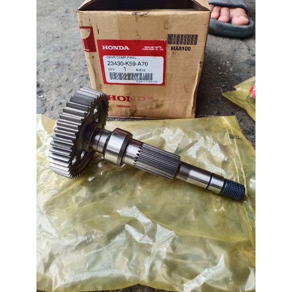 GEAR COMP,FINAL 44 T CLICK 125i GC(HONDA) | Shopee Philippines