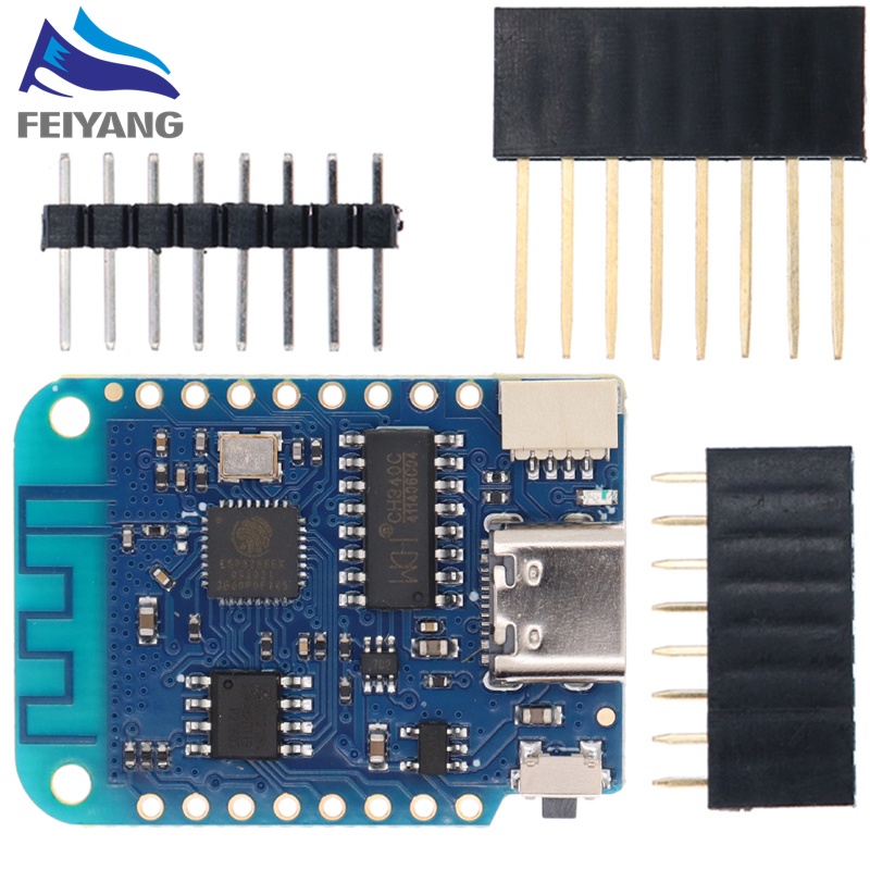D1 Mini V4.0.0 TYPE-C USB WEMOS WIFI Internet of Things Board based ESP8266 galaxy4 MB ...