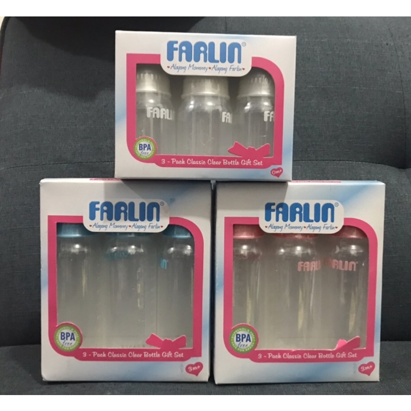 FARLIN Classic Clear Feeding Bottle 8oz/4oz | Shopee Philippines