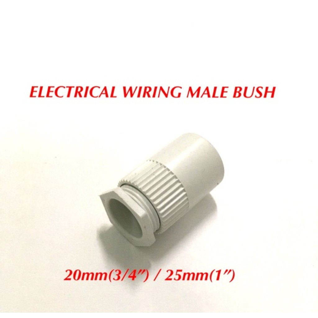 PVC PIPE FITTING Wiring Male Bush / Pvc Male Bush ONESPARK | Shopee ...