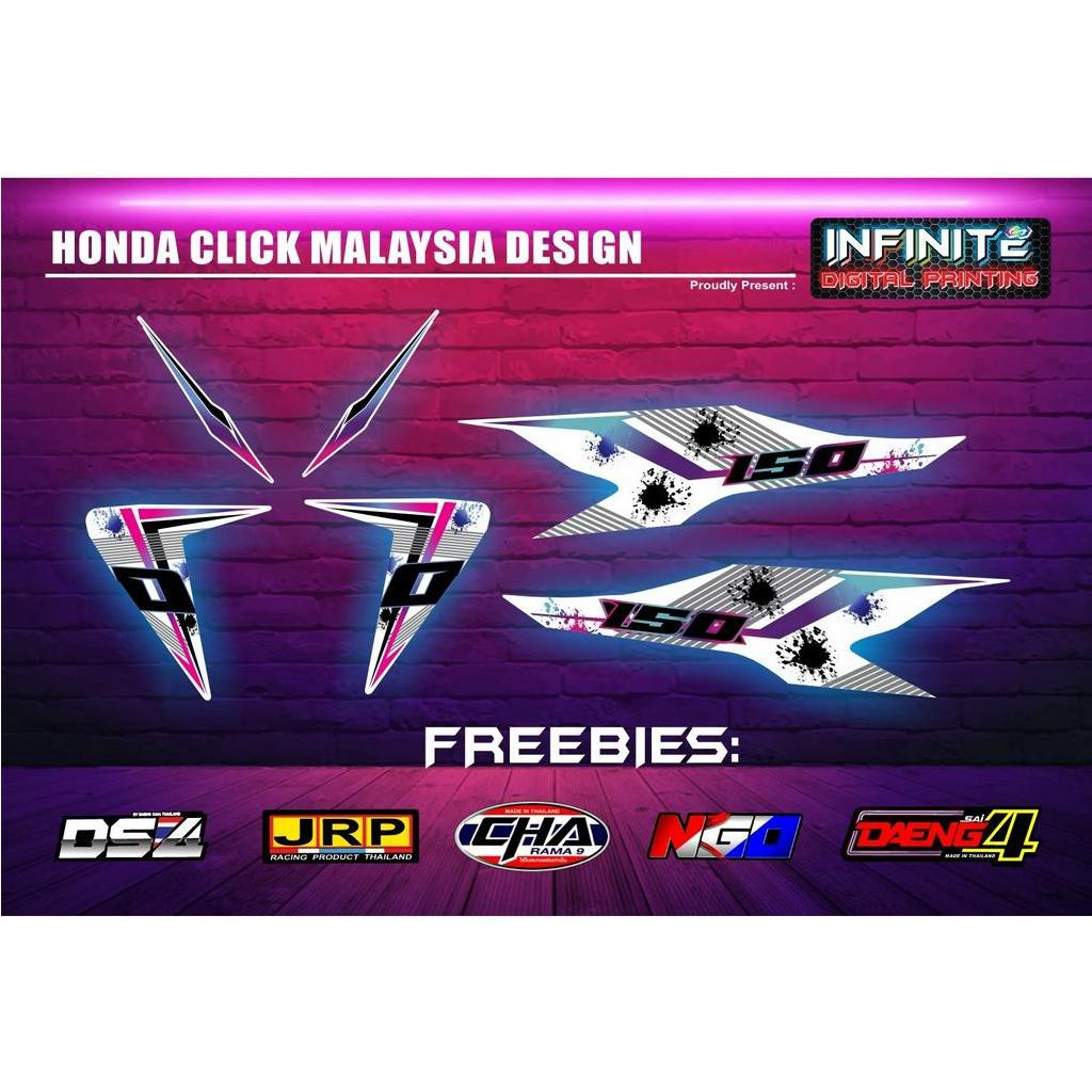 Honda click malaysian concept /w freebiess | Shopee Philippines