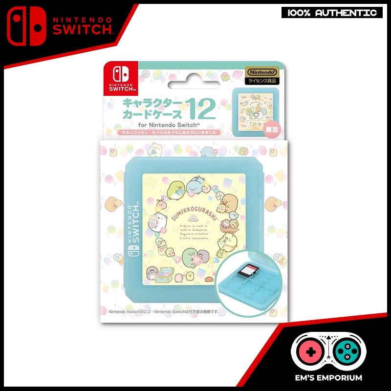 Nintendo Switch Cart Case 12 Carts Sumikko Gurashi and Rilakkuma Animal ...