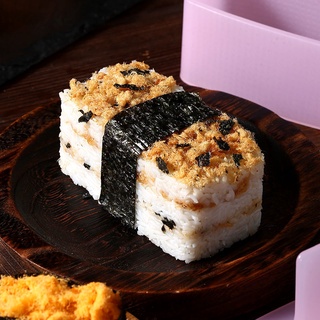 Rice Mould Musubi Molder Maker Rectangular Layer Mold Box Scoop Onigiri ...