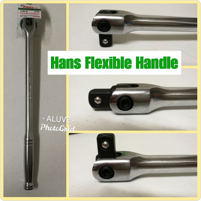Hans Flexible Handle 1/2 drive 1/4 drive 3/8 drive | power handle ...