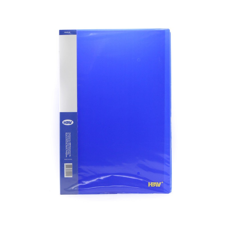HBW Stitched Display Clear Book 615-FC-40 | Shopee Philippines