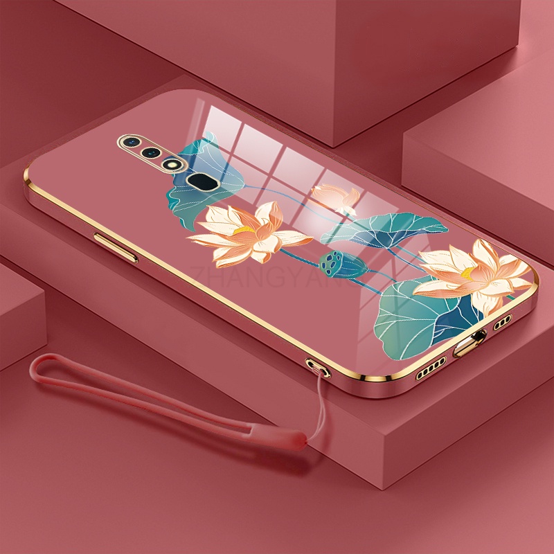 Casing oppo f11 pro phone case Electroplated silicone TPU soft shell ...