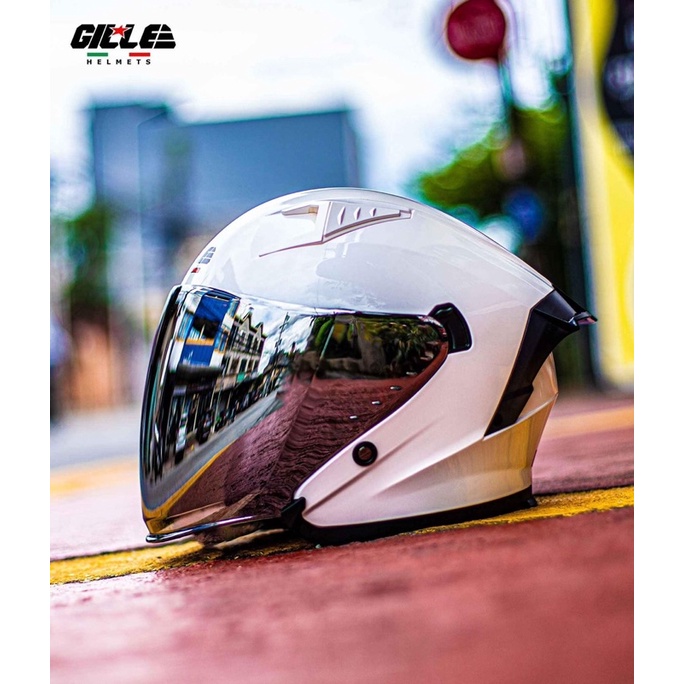 GILLE GVR V1 HALF FACE DUAL VISOR WITH LOTS OF FREEBIES | Shopee ...