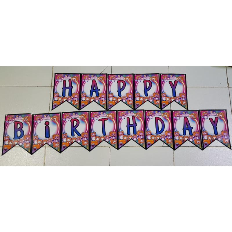 Lanky Box happy birthday banner | Shopee Philippines