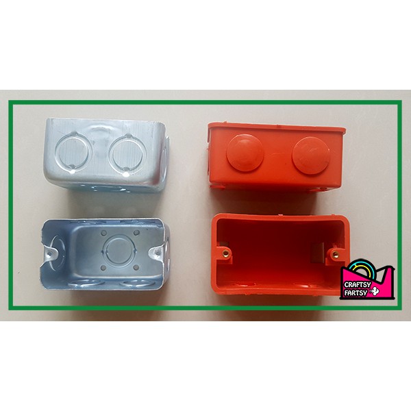 (PER PIECE) Utility Box Metal and PVC | Shopee Philippines