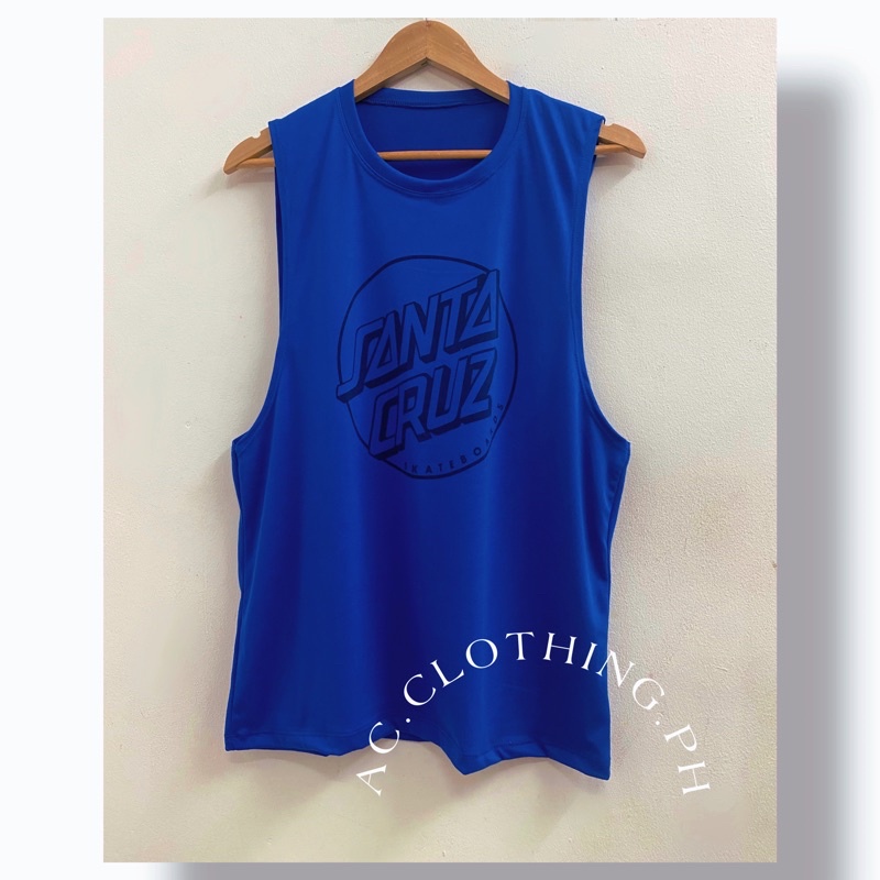 SANTA CRUZ MUSCLE TEE SANDO TANKS | Shopee Philippines