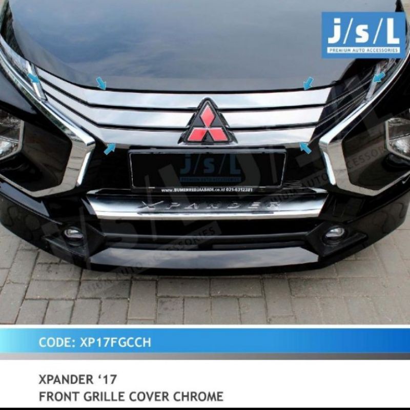 List of xpander chrome front grills / xpander front grills | Shopee ...