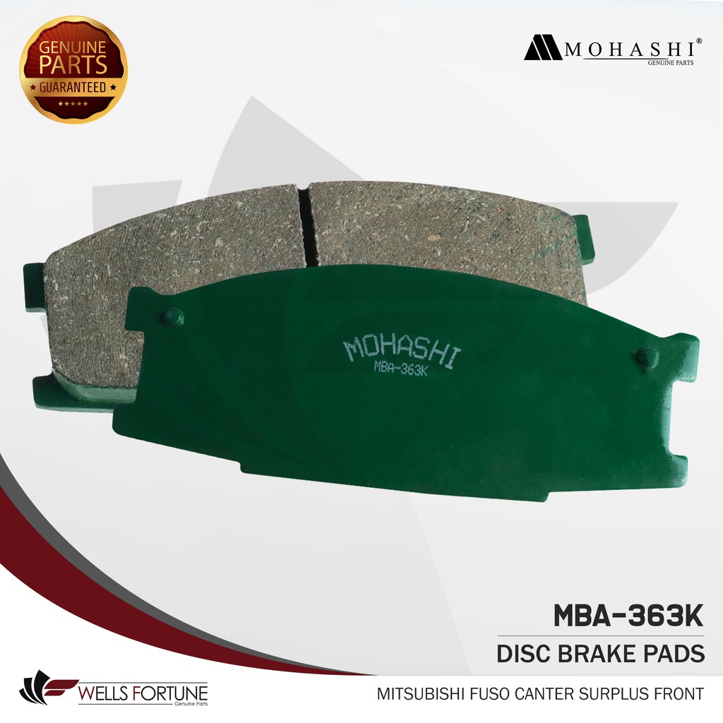 MITSUBISHI FUSO CANTER SURPLUS FRONT MOHASHI BRAKE PAD (4PCS) | Shopee ...