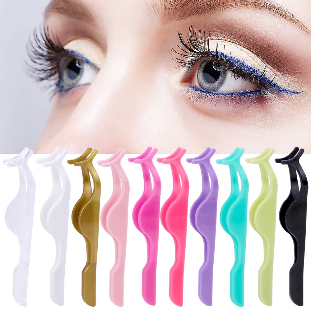 Pro Eyelashes Extension Tweezers Multifunctional Stainless Steel Picker ...