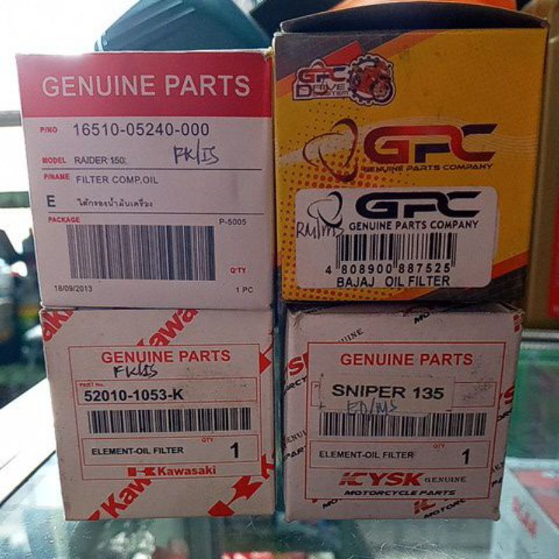 OIL FILTER FOR BARAKO,RAIDER 150,SNIPER,CT100/BAJAJ,SHOGUN | Shopee ...