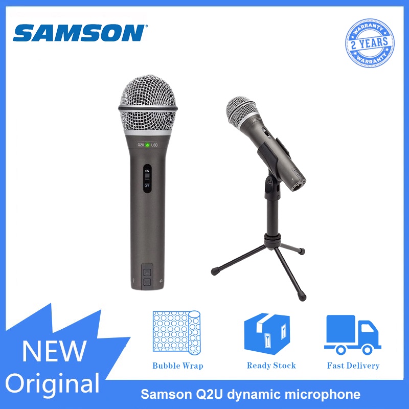Samson Q2U built-in sound card dynamic microphone live K song online ...