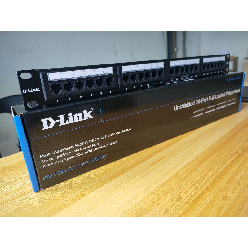 24port patch panel CAT6 DLINK | NON DLINK | COMMSCOPE | Shopee Philippines