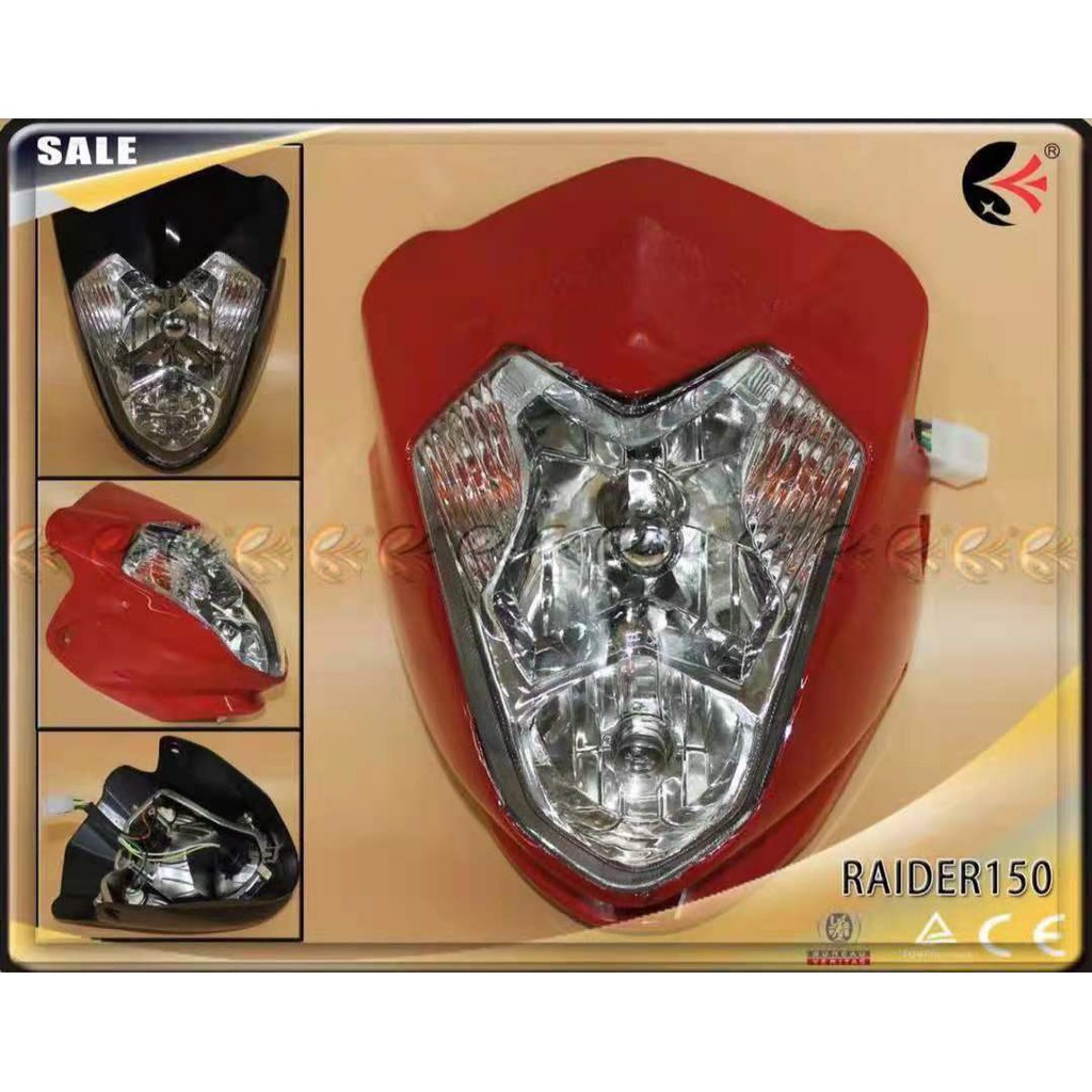 RAIDER 150 SMALL HEADLIGHT ASSY COD | Shopee Philippines