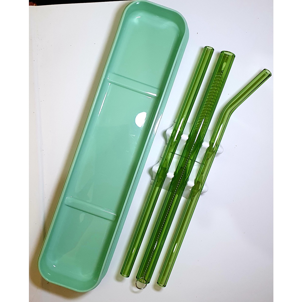 Empress Choice (5in) Pyrex Borosilicate Reusable Colored Glass Straw ...