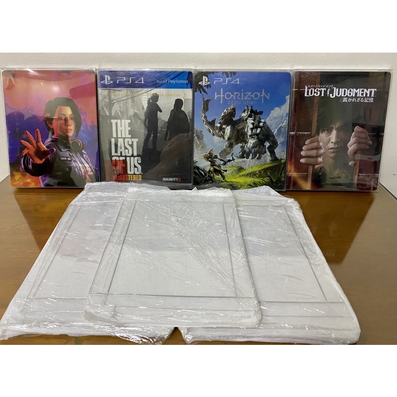 Steelbook / Steelcase Game Protectors for PS3 PS4 PS5 and G2 size Clear ...