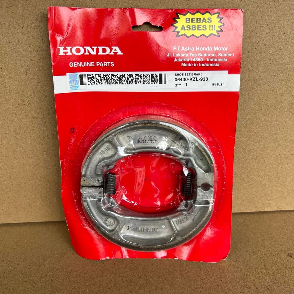 [Honda Genuine] Beat / Click / Airblade / PCX150 Brake Shoe | Shopee ...