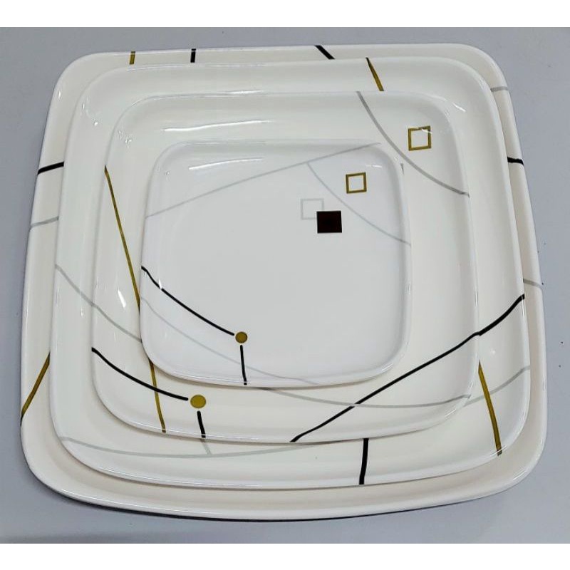 Melawares Square Plate (Made of 100% Melamine) | Shopee Philippines