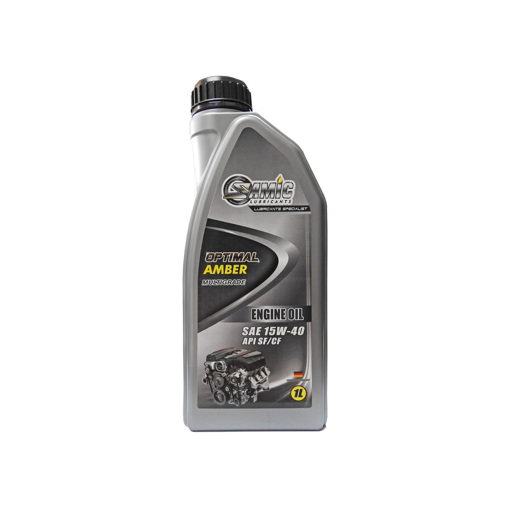 Samic Optimal Amber SF/CF 15W40 Multigrade Gasoline Engine Oil (1 Liter ...