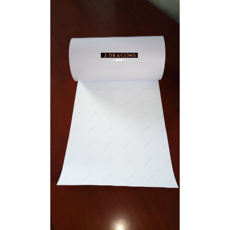 12in x 164ft ROLL Sofie White Printable Vinyl Sticker for Eco Solvent ...