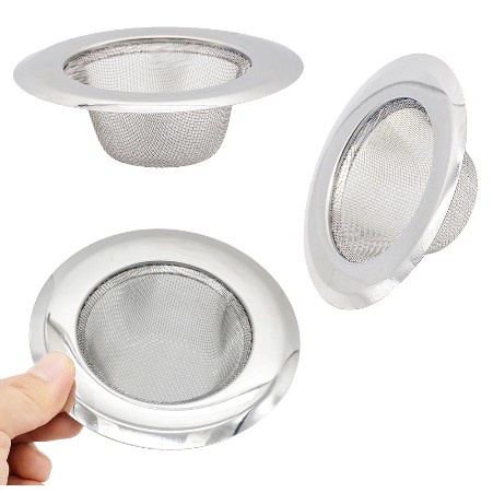Kitchen Sink Strainer Hole Drain Filter Trap Metal Sink Strainer ...