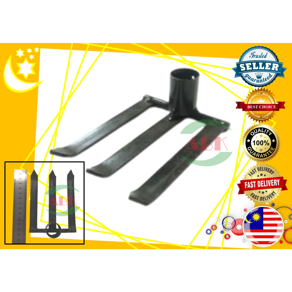 PADDY FLAT RAKE 3T CAKAR PADI CAKAR BESI CAKAR TANAH (WITHOUT WOOD ...