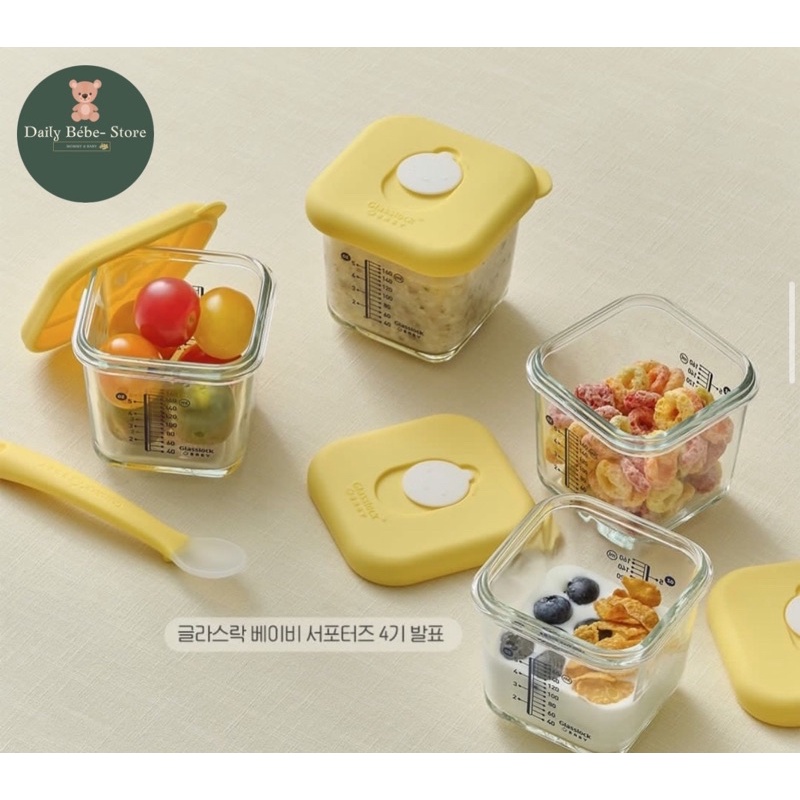 Glasslock glass jar Set made in korea. | Shopee Philippines