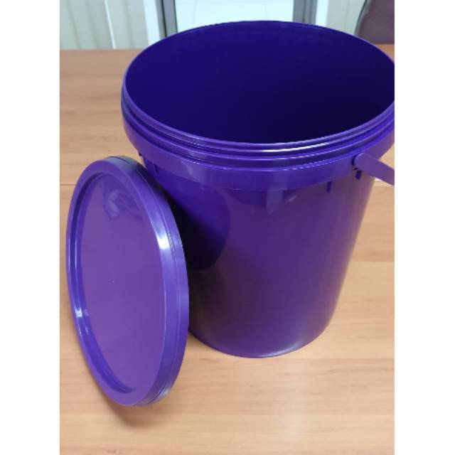 UNGU (New) 20 Liter Plastic Bucket/20 Liter Pail (25Kg) For Paint/Food ...