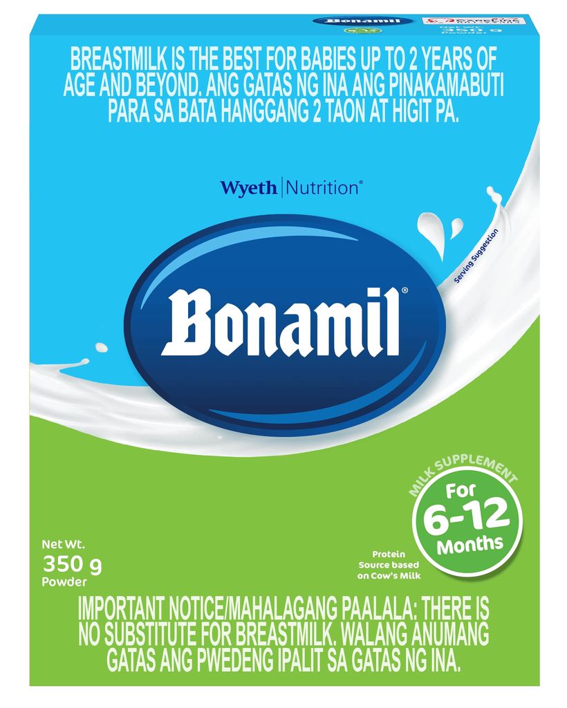 BONAMIL Stage 2 Milk Supplement for 6 to 12 Months 350g Box | Shopee ...