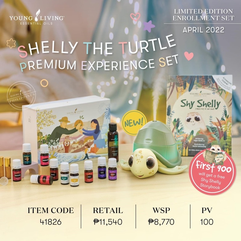 Young Living Shelly The Turtle Diffuser Premium Experience Set PES ...