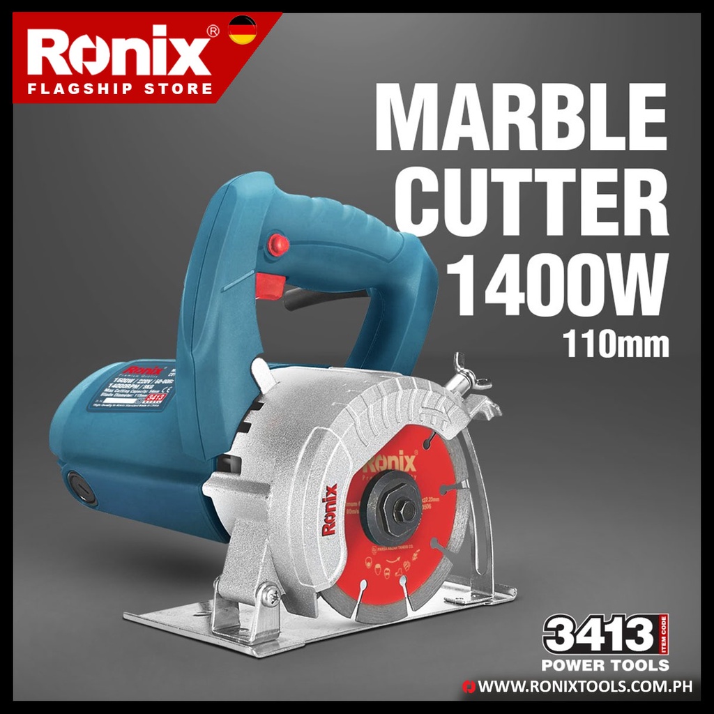 Ronix 3413 Marble Cutter 110mm 1400W (Disc Cutter not included ...