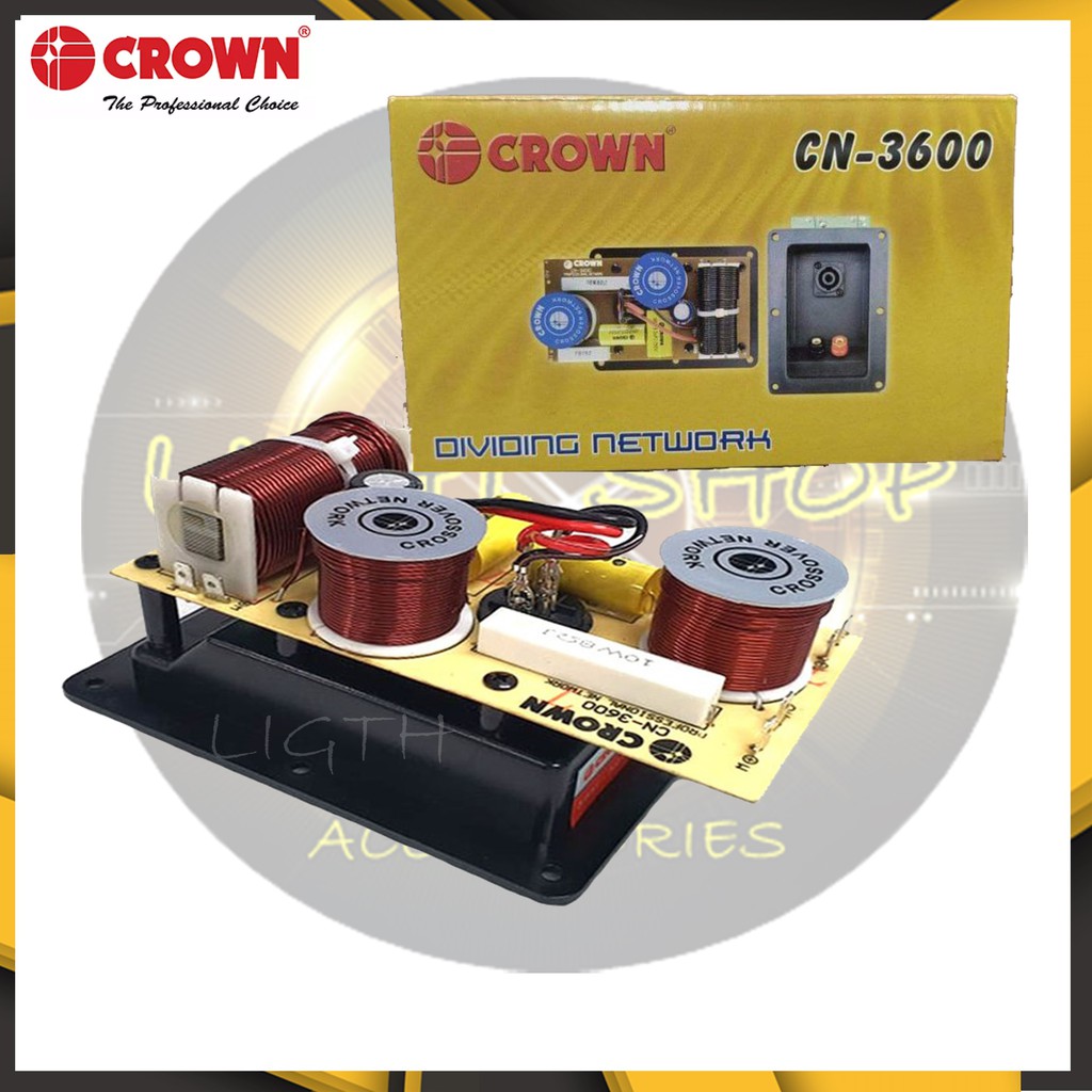 Crown CN-3600 Dividing Network 600W 3-WAY | Shopee Philippines