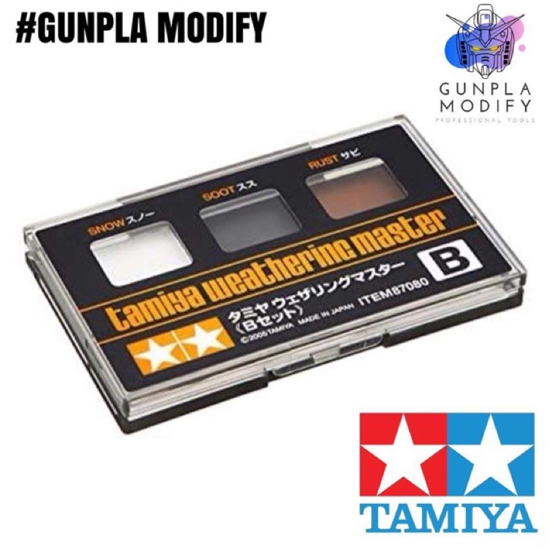 TAMIYA 87080 Stain Kit Snow Soot Rust Weathering Master B Set | Shopee ...