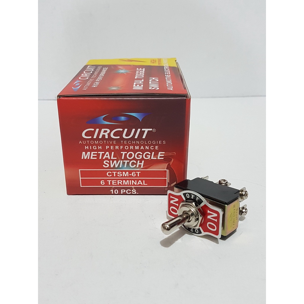 UNIVERSAL TOGGLE SWITCH (ON-OFF-ON) 6 TERMINAL | Shopee Philippines