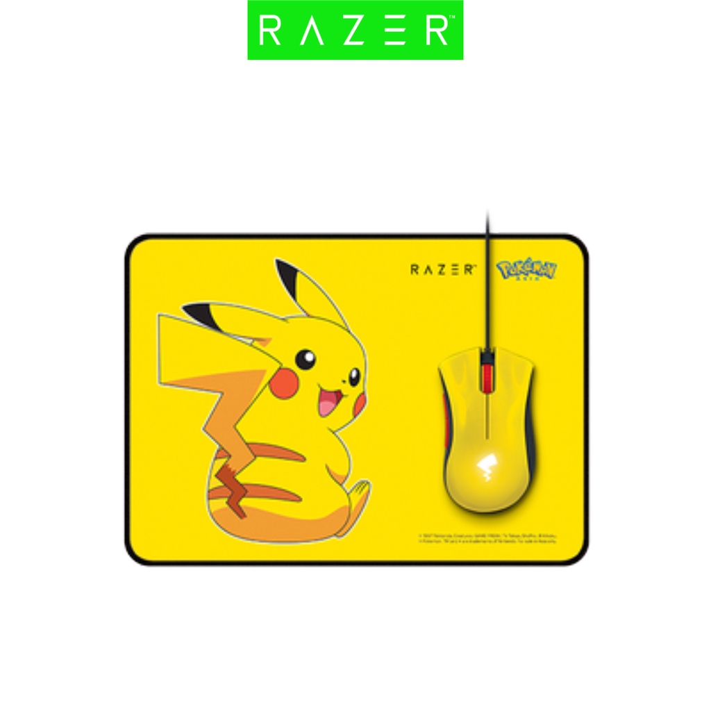 Razer Deathadder Essential Gaming Mouse + Razer Goliathus Speed Pikachu ...