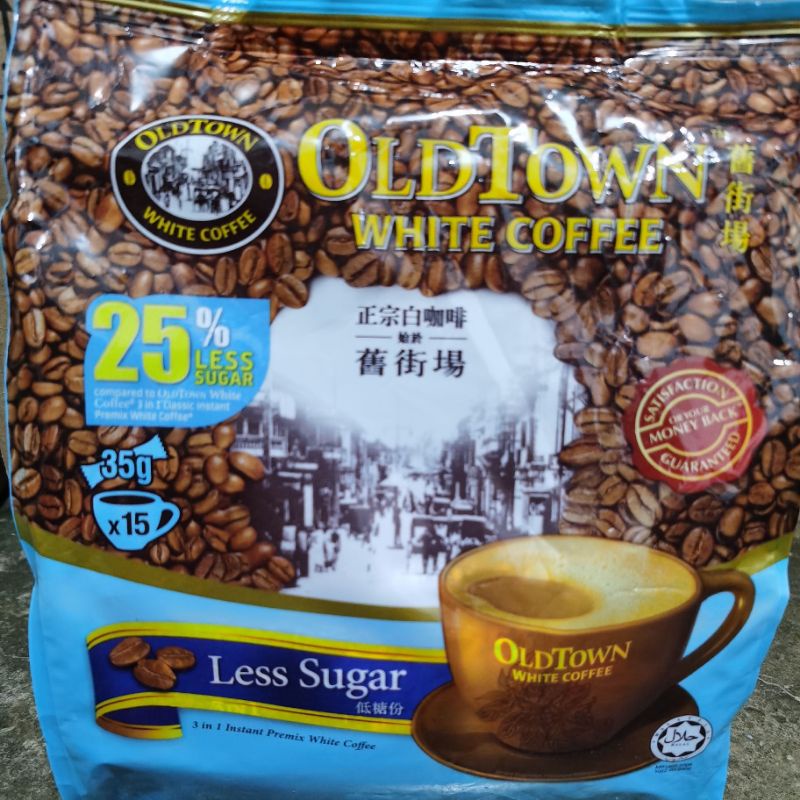 Oldtown WHITE COFFEE Less Sugar | Shopee Philippines