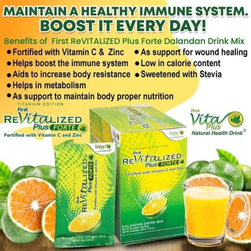 First vita plus Revitalized Forte | Shopee Philippines