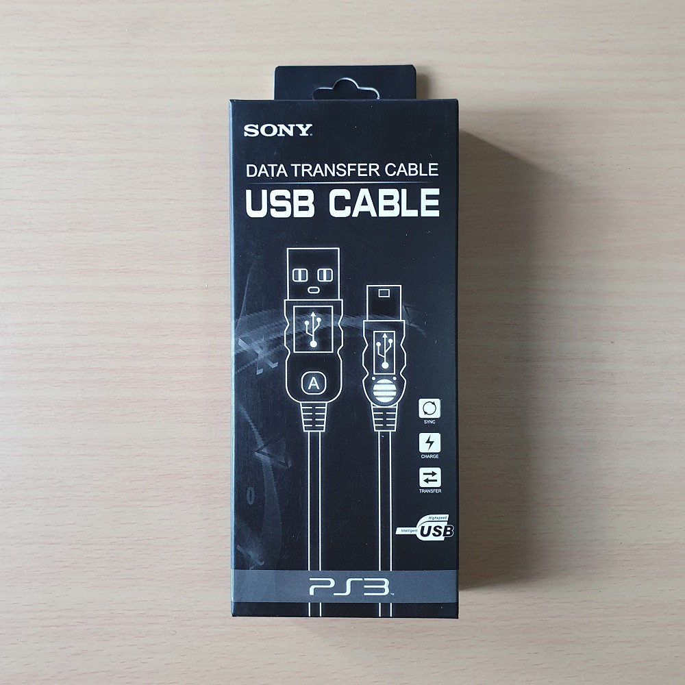 SONY PlayStation 3 PS3 Controller USB Charging Cable 5-pin Mini B 1m ...